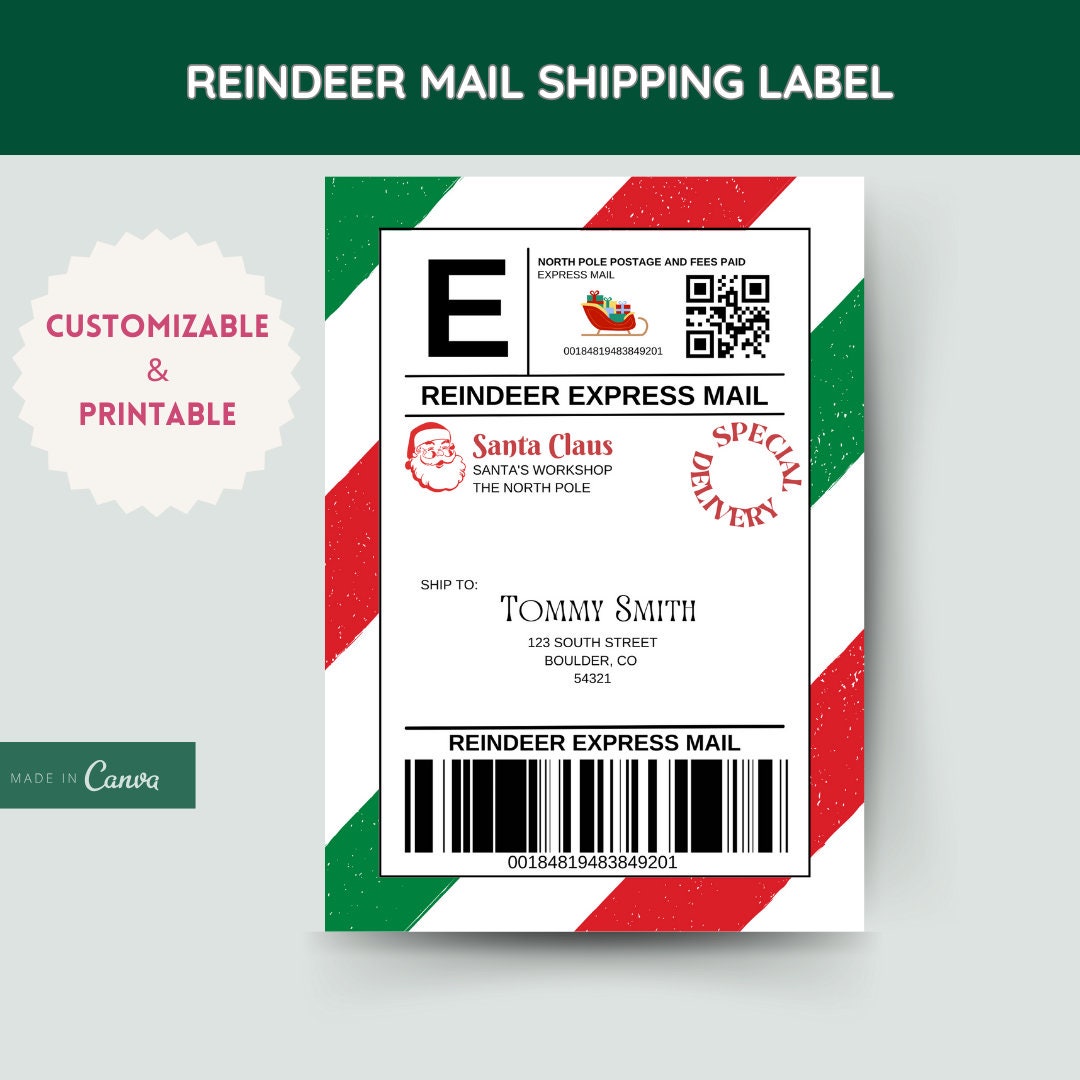 Santa Package, Letter From Santa, North Pole Express, Christmas ...