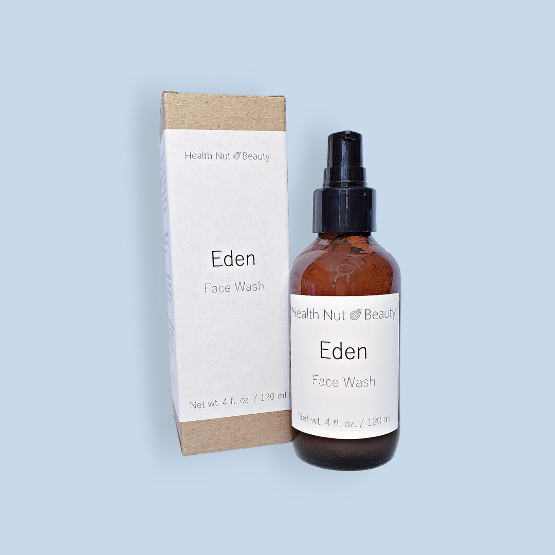 Eden Face Wash: Natural Vegan Skincare for Dry, Mature Skin - Etsy
