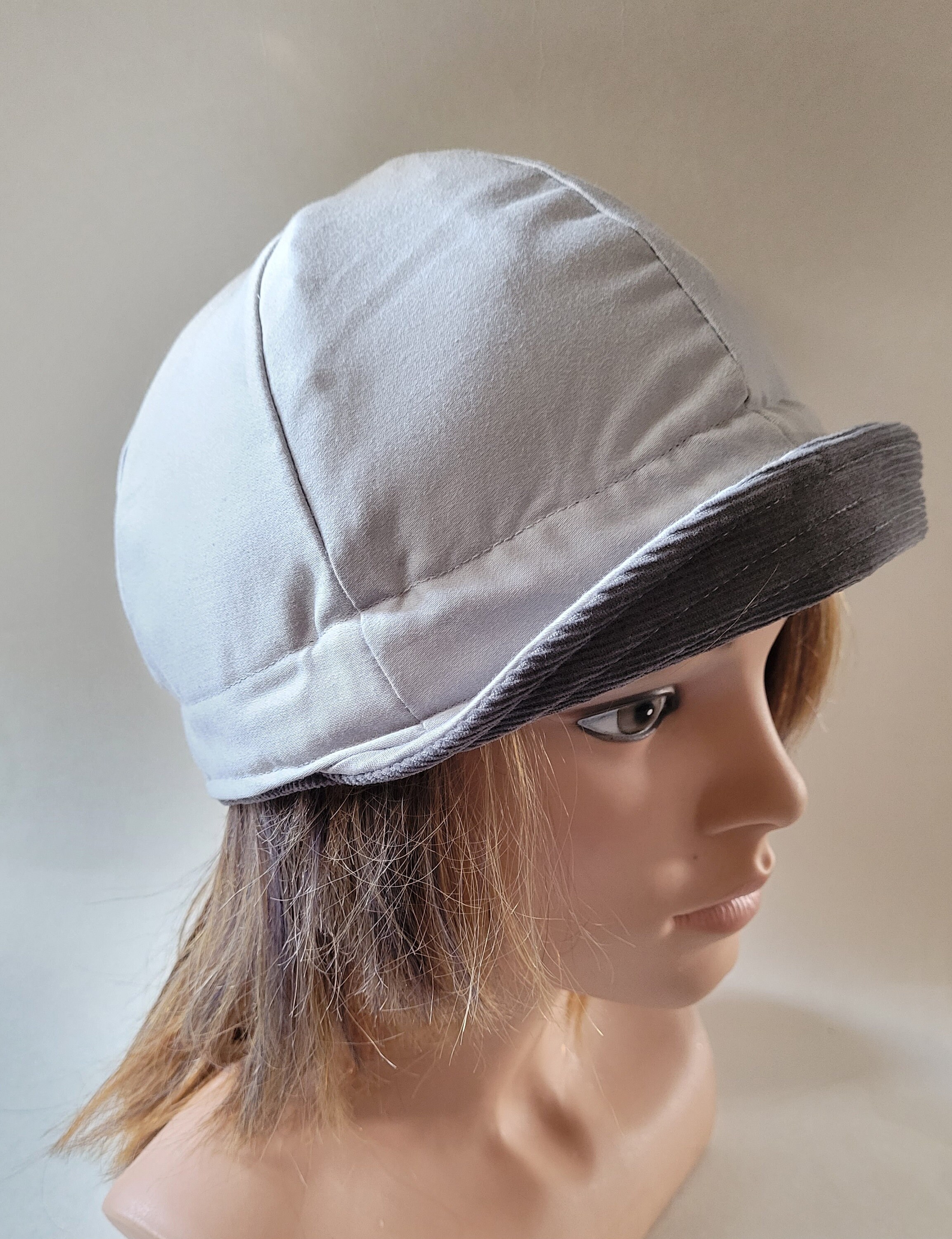 Women and Girls Winter Reversible Hat, Ladies Corduroy/cotton Cap ...