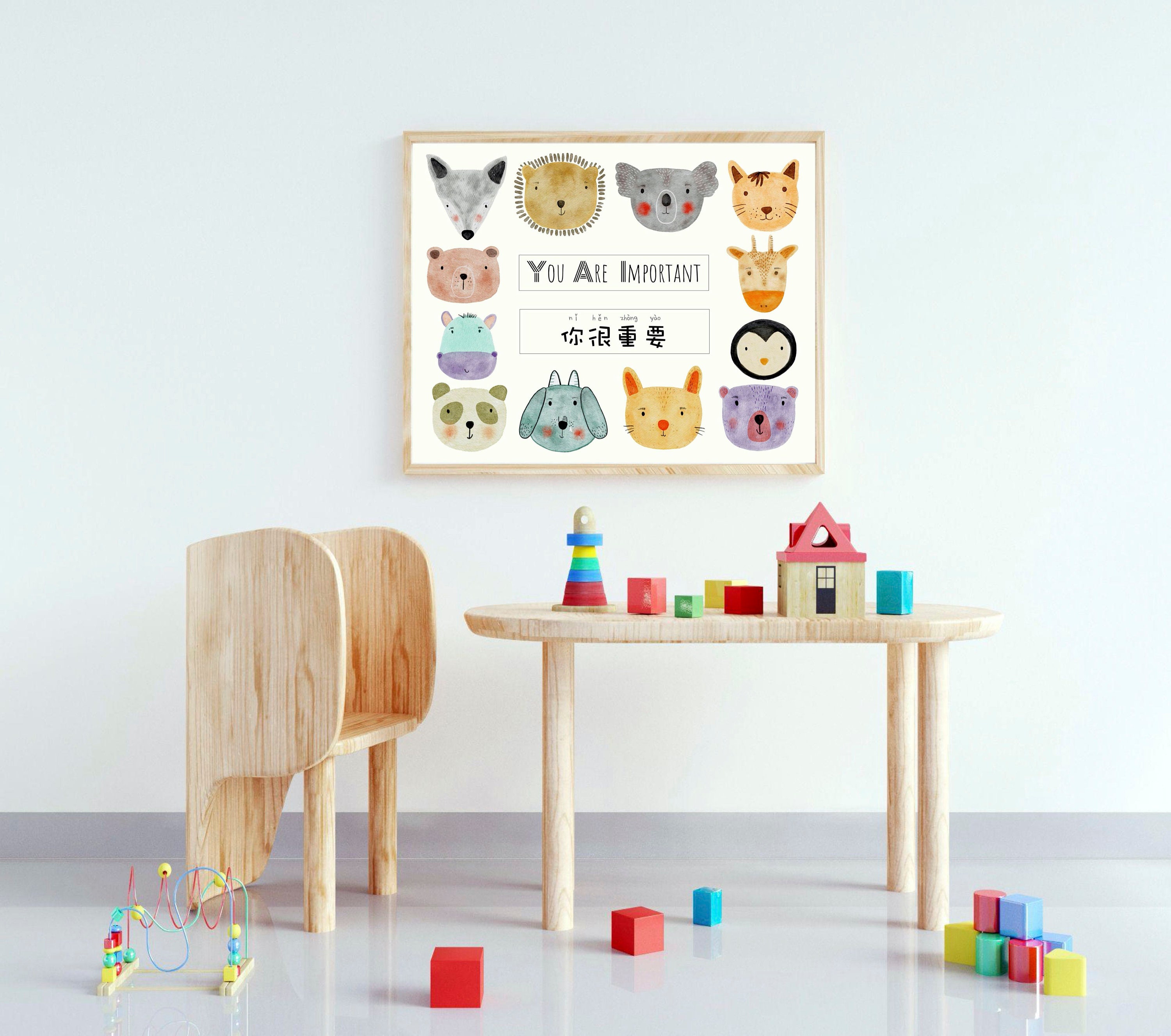 Uplifting Kids Poster - You Are Important| Chinese Poster| Learn ...
