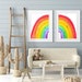 Bilingual Kids Rainbow Posters Set of 2 | Learn Colors |learn Chinese ...