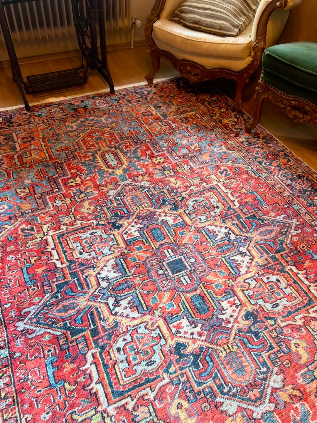 Rugs, Red Rug 5x7, Turkish Oriental Rug, Turkish Area Rug 6x9, Rug for ...