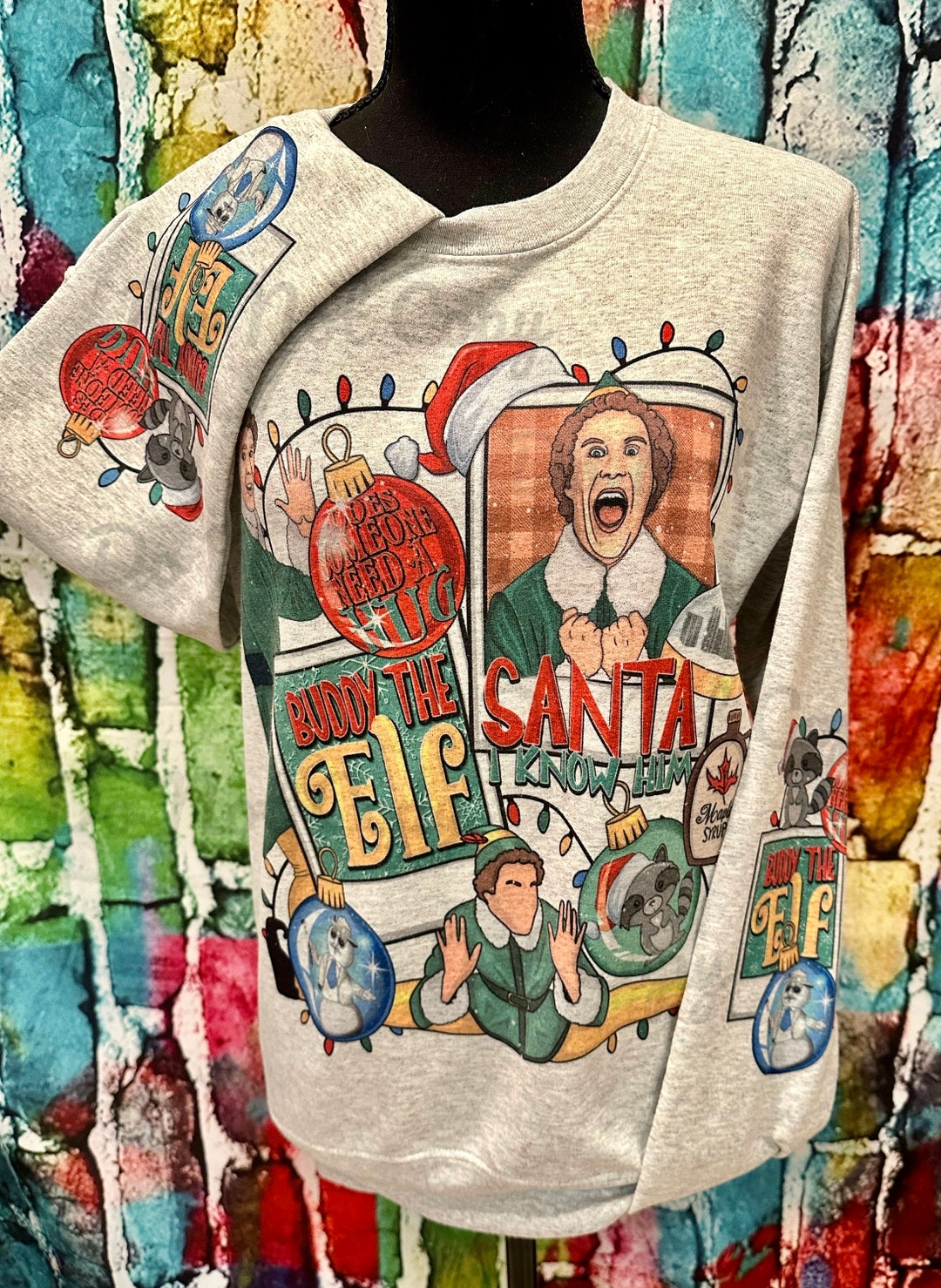 Buddy the Elf Sweatshirt | Buddy Christmas Sweatshirt| Elf | OMG Santa ...