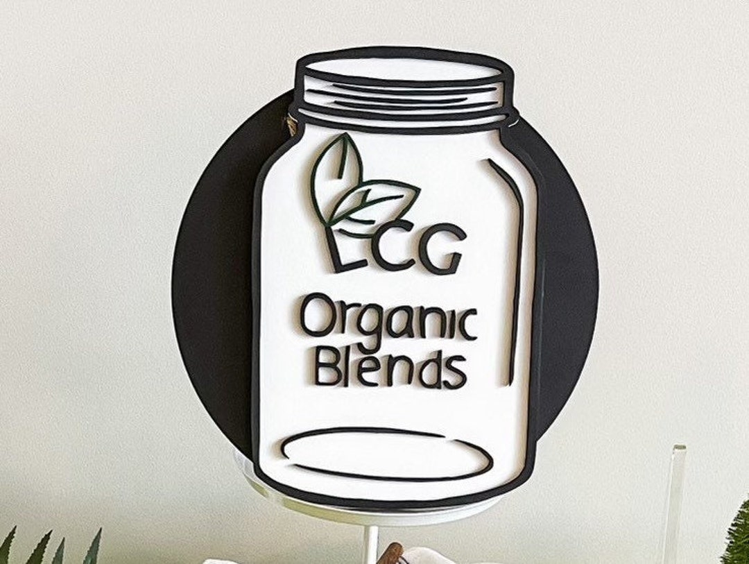 Custom 3D Logo Sign - Small Business Sign - Craft Show Sign - Wooden ...