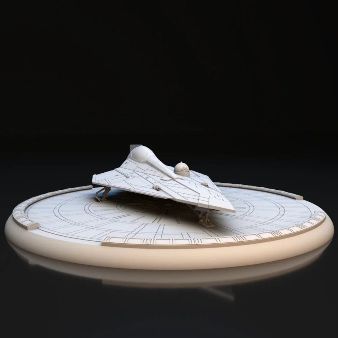 3D Print Files: Star Wars, Jedi Starfighter Solo Version - Etsy