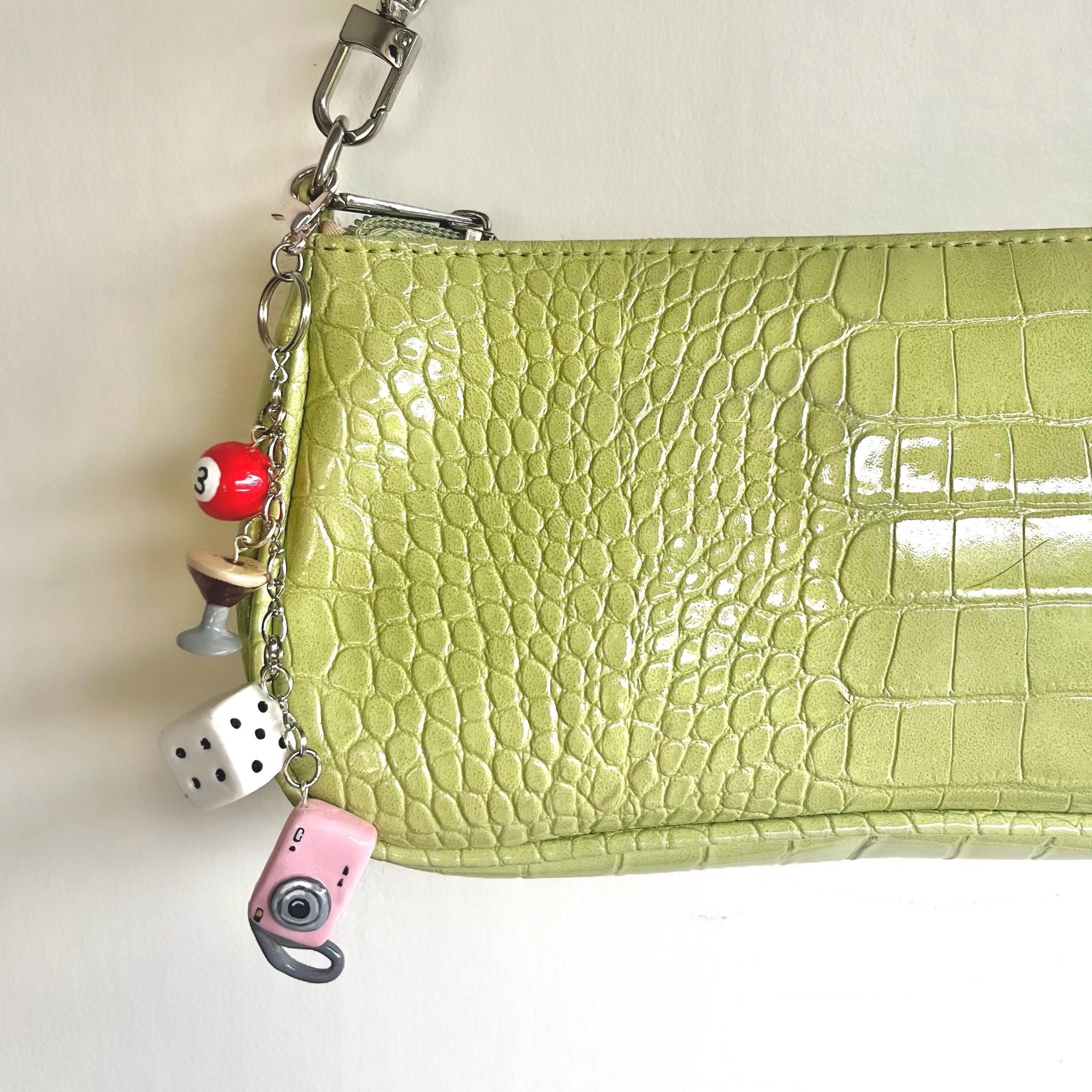 Handmade Polymer Clay Bag Charm/key Chain - Etsy
