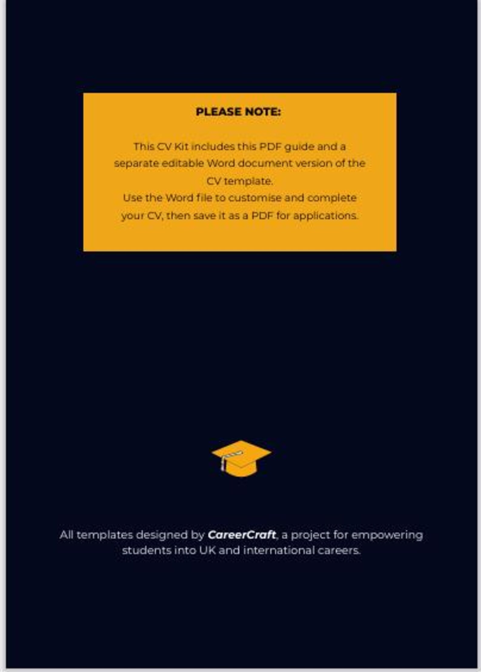 Software Engineering & Tech CV Template Full Kit - Etsy