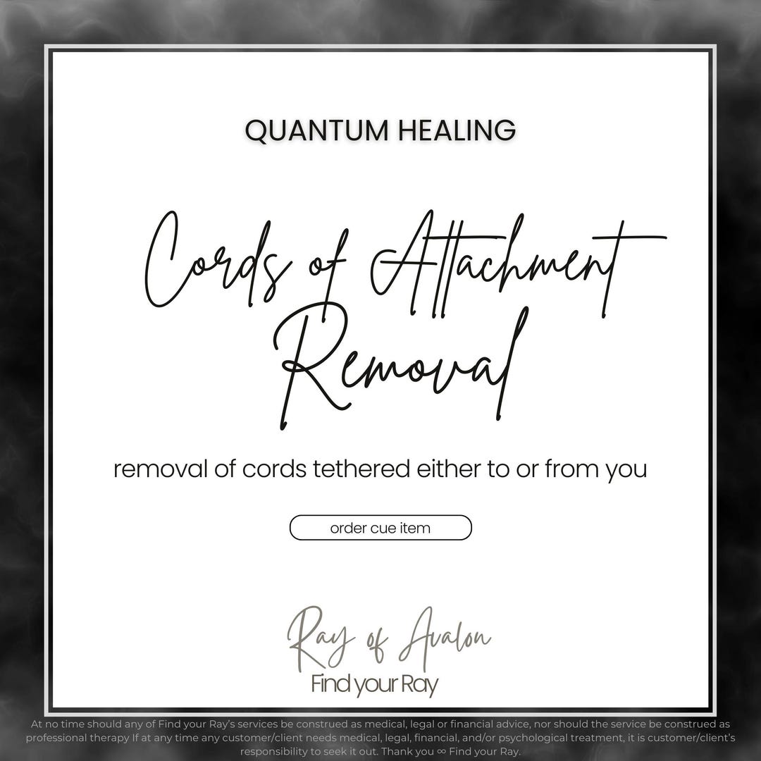 Quantum Cord of Attachment Healing: Energetic Release (order Cue Item ...