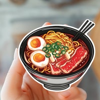 Ramen Sticker, Shin Ramen Sticker, Korean Food, Asian Food Sticker ...