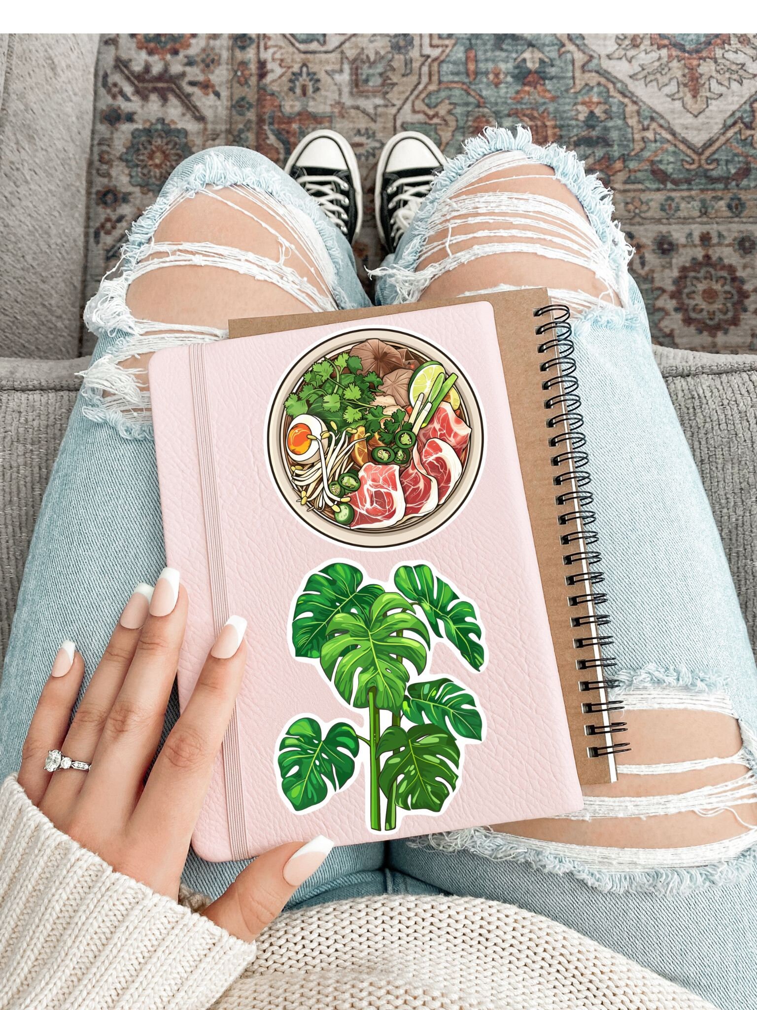 Pho Lover Sticker-cute Vietnamese Noodle Soup Decal-foodie Gift-ramen ...