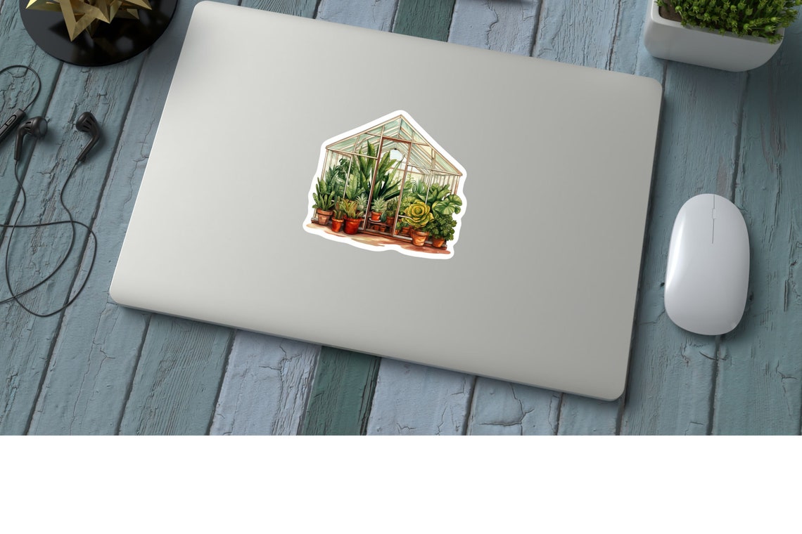 Greenhouse Sticker-plant and Garden Sticker-plant Mom and Dad Sticker ...