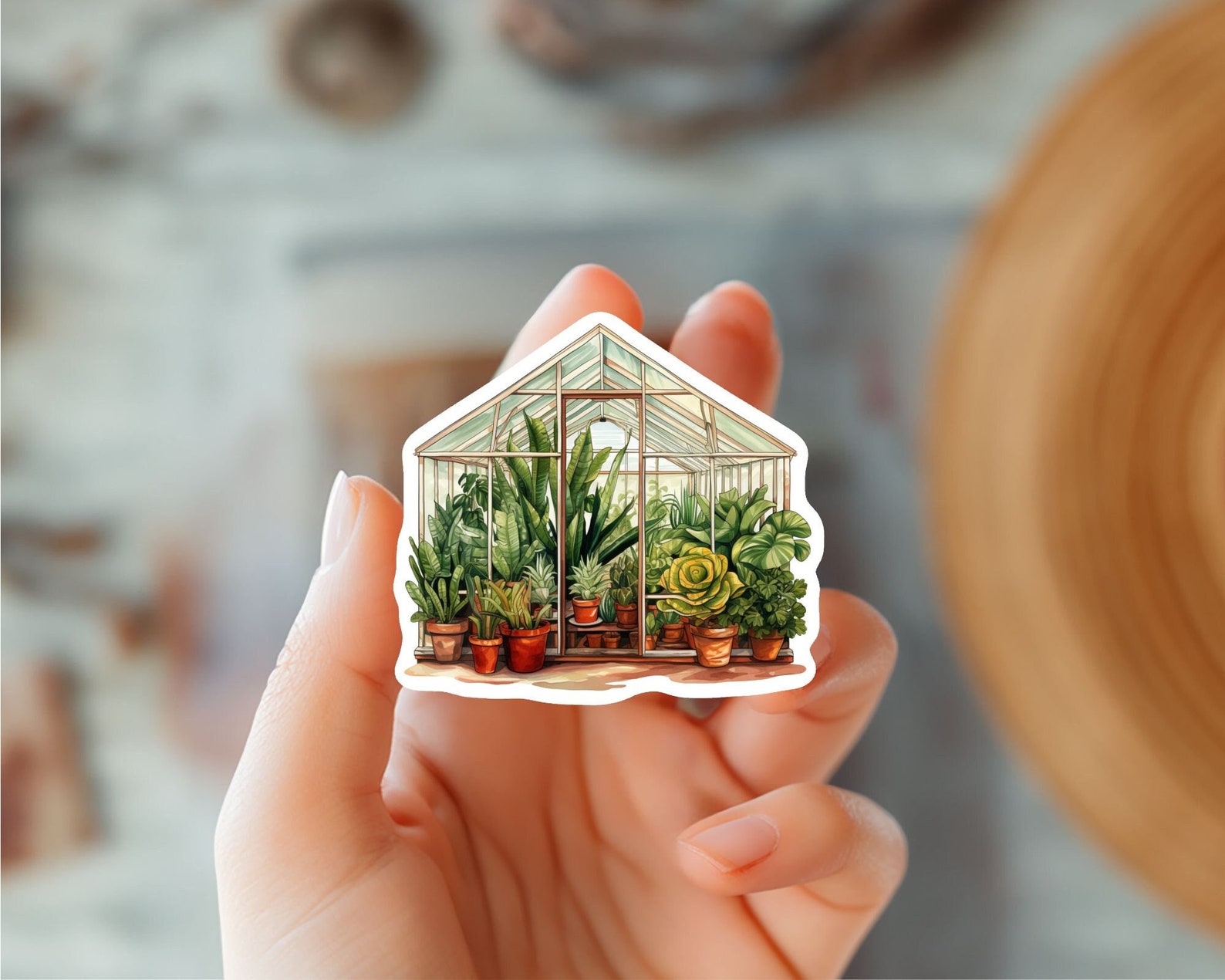 Greenhouse Sticker-plant and Garden Sticker-plant Mom and Dad Sticker ...