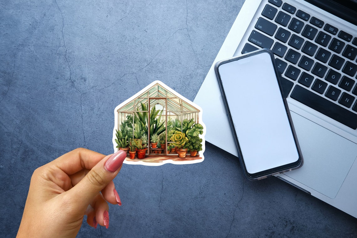Greenhouse Sticker-plant and Garden Sticker-plant Mom and Dad Sticker ...