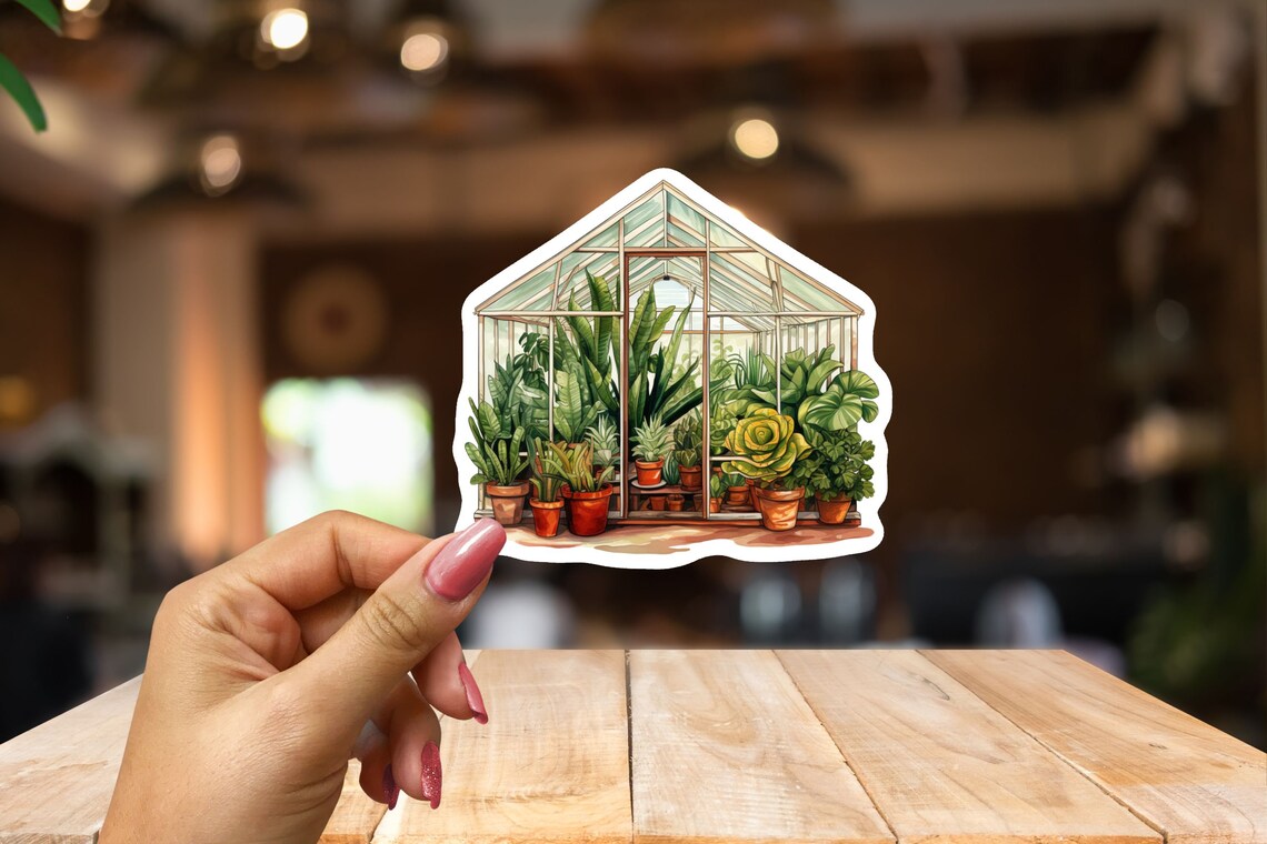 Greenhouse Sticker-plant and Garden Sticker-plant Mom and Dad Sticker ...