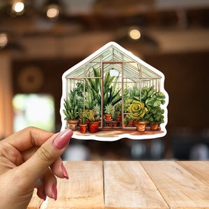Greenhouse Sticker-plant and Garden Sticker-plant Mom and Dad Sticker ...