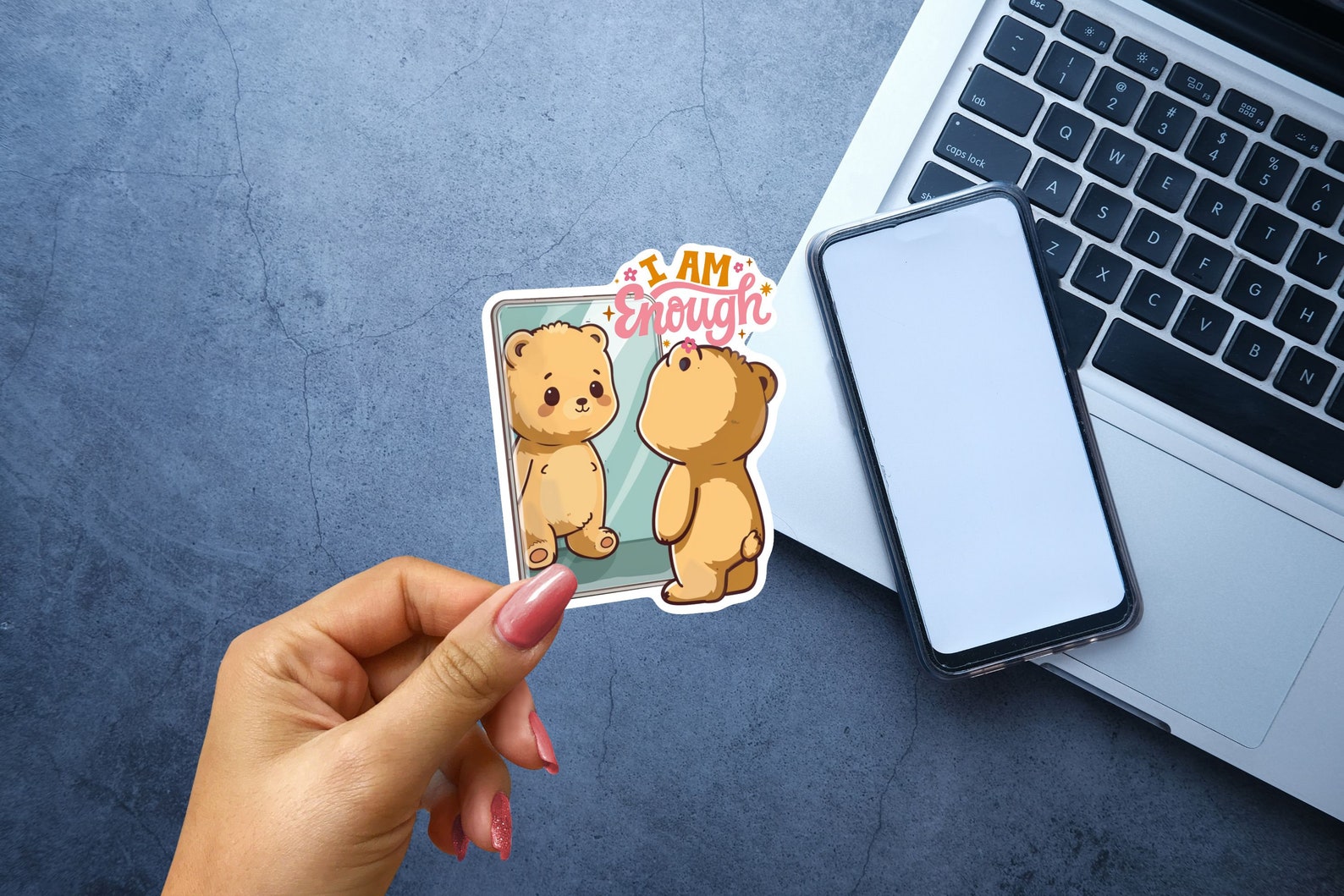 I Am Enough Sticker-motivational and Inspirational Sticker-positivity ...