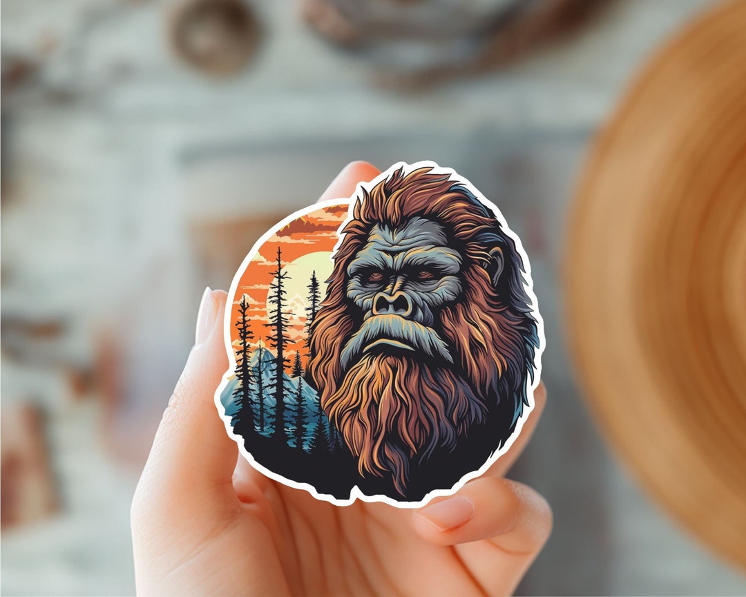 Bigfoot Forest Adventure Sticker-outdoor Wilderness Vinyl Decal for ...