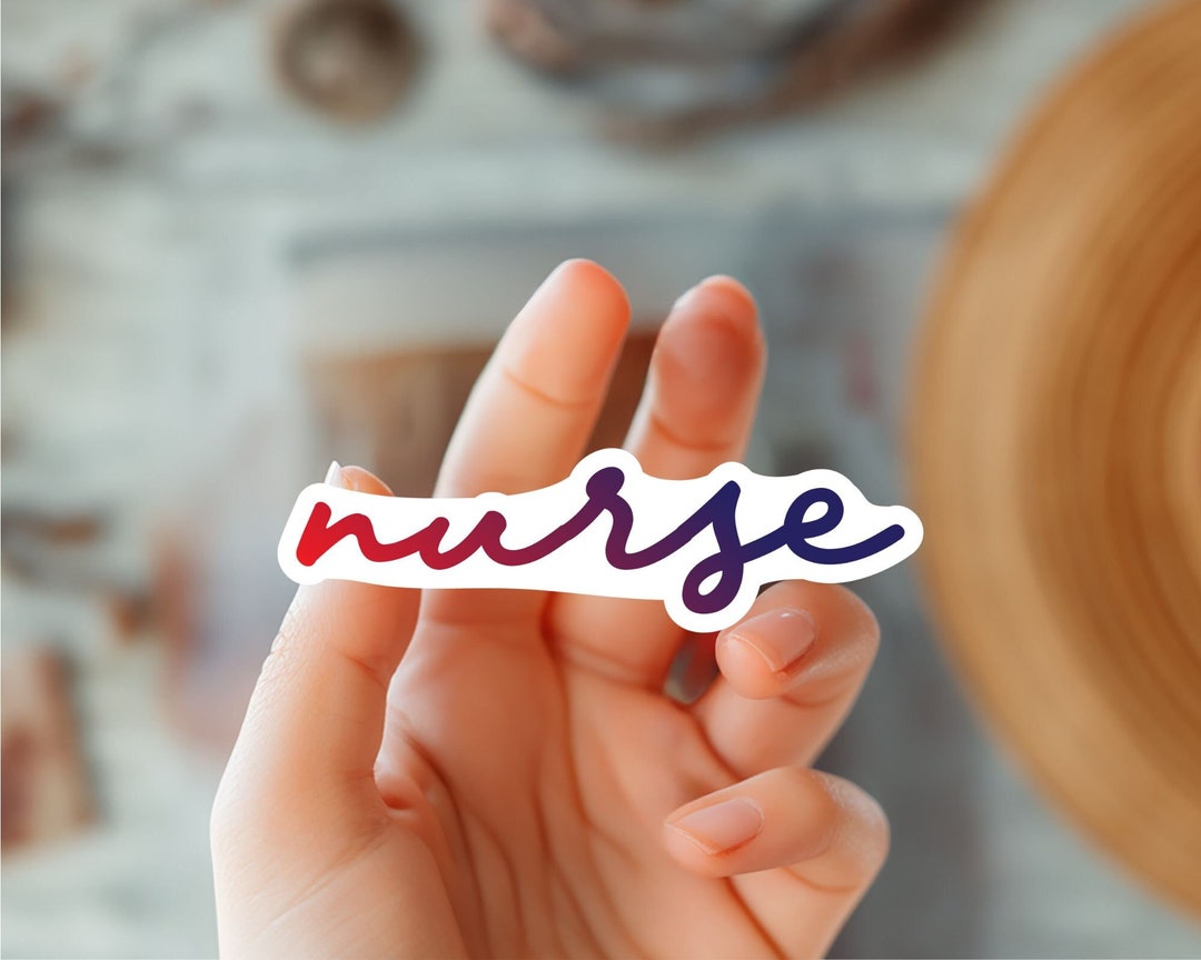 Nurse Decal-gift for A Nurse-registered Nurse Sticker-nursing Student ...