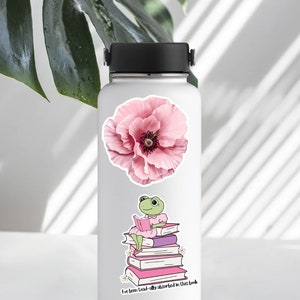 Cute Bookish Reading Frog Kawaii Sticker-animal Sticker-trendy Sticker ...