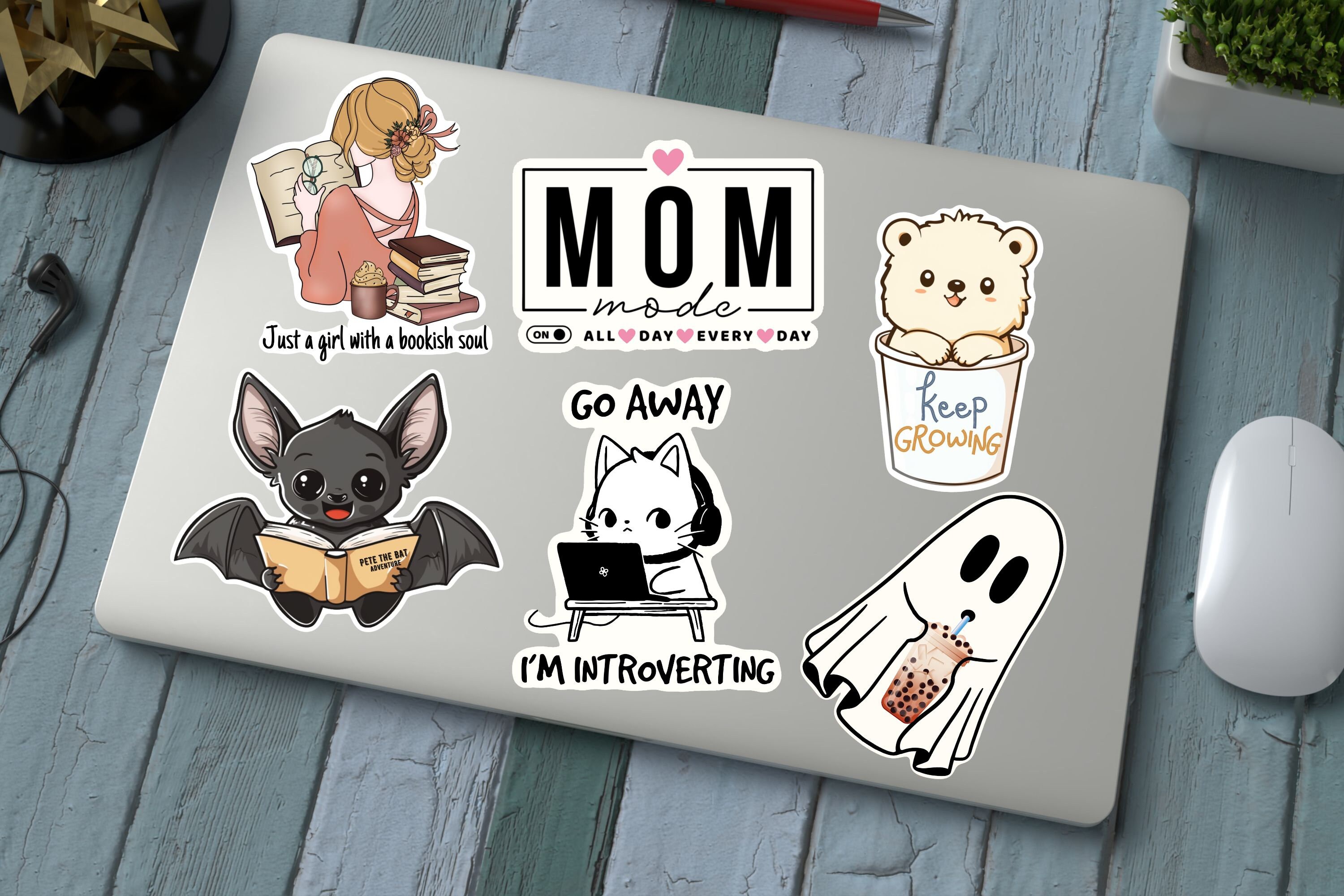 Go Away I'm Busy Introverting Sticker-quirky Decal for Personal Space ...
