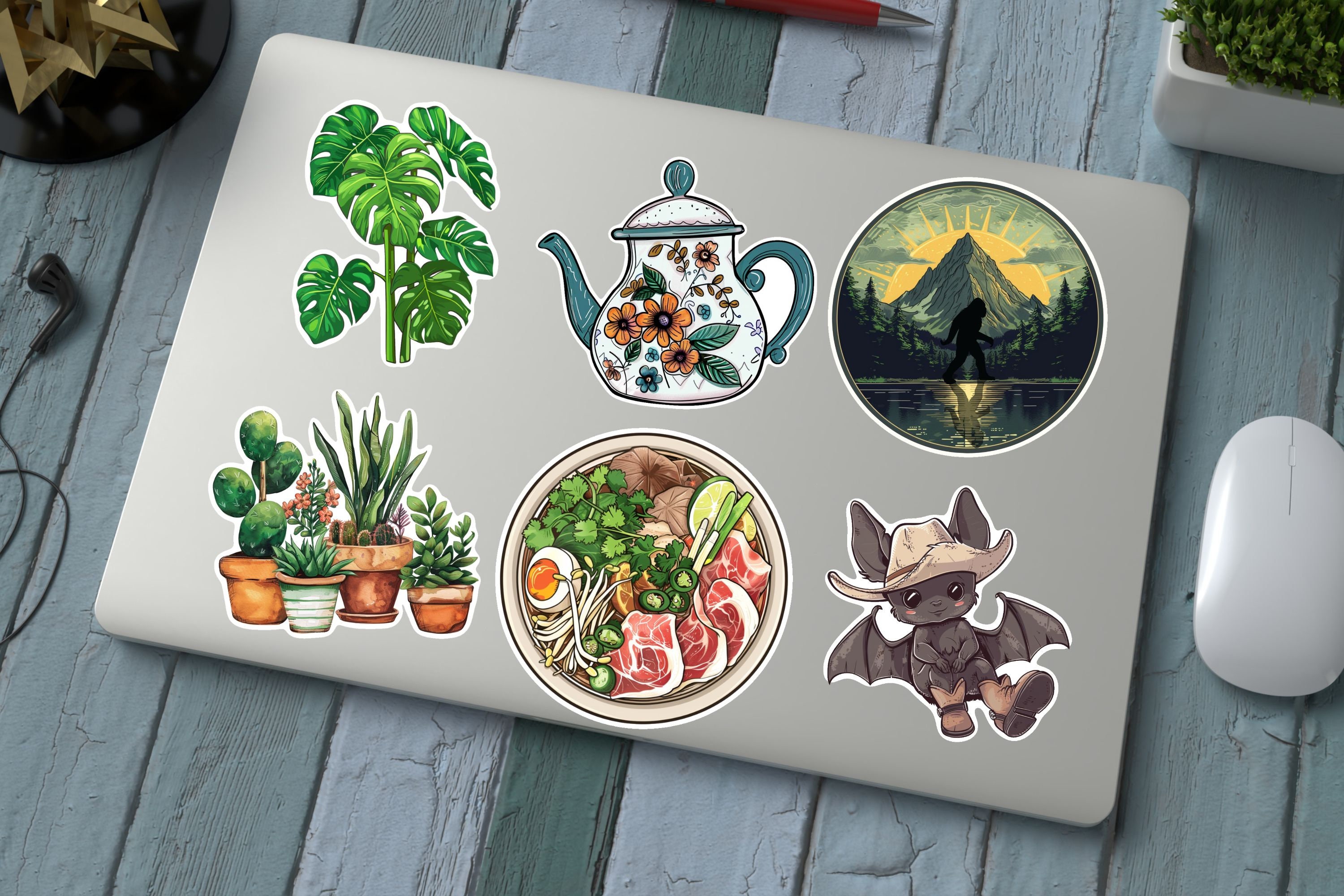 Pho Lover Sticker-cute Vietnamese Noodle Soup Decal-foodie Gift-ramen ...