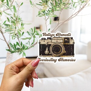 Vintage Retro Art Camera Sticker-retro Vibe Sticker-gift for ...