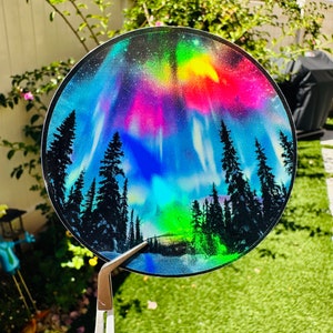 Aurora Borealis Night Sky Holographic Sticker-vibrant Northern Lights ...