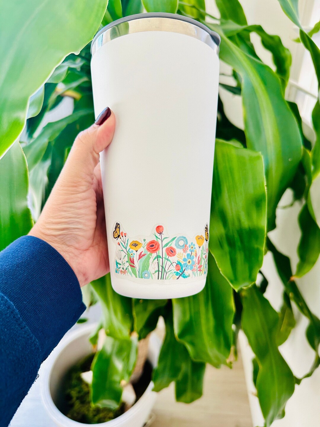 Clear Translucent Wildflower Sticker-spring Bloom Flowers -aesthetic ...