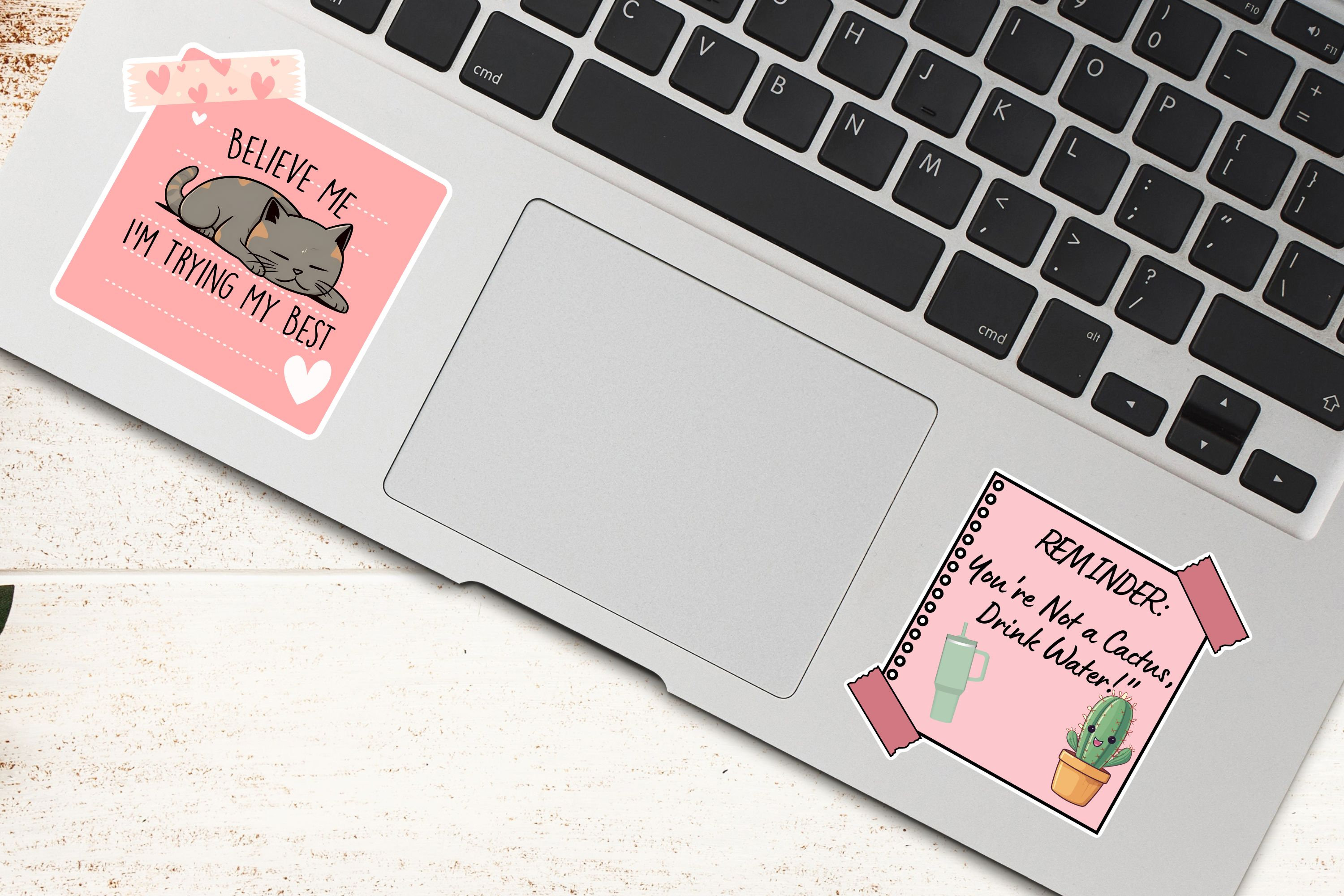 Stay Hydrated Reminder Sticky Note Sticker-you're Not a Cactus,drink ...