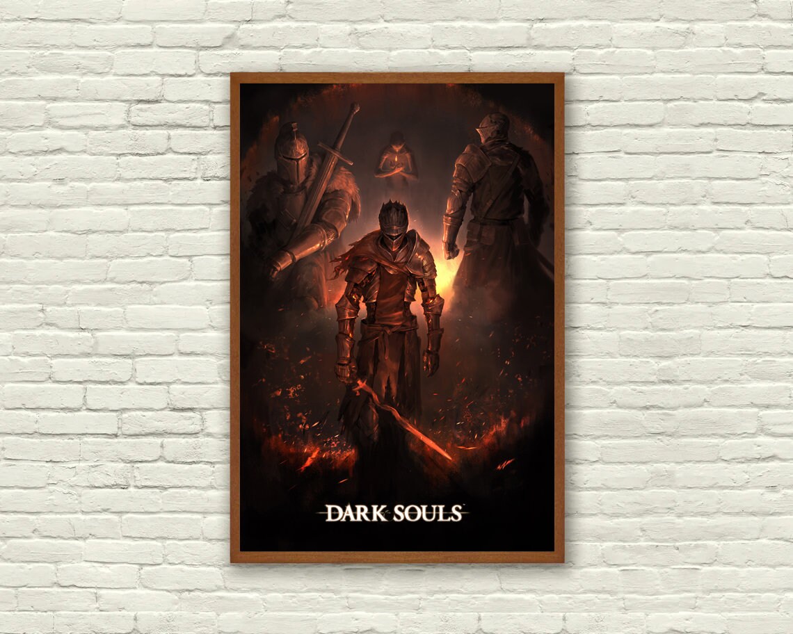 Dark Souls Video Game Home Decor Poster Xx - Etsy