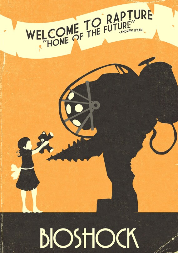 Bioshock In Game Posters