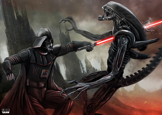 Darth Vader Vs Aliens