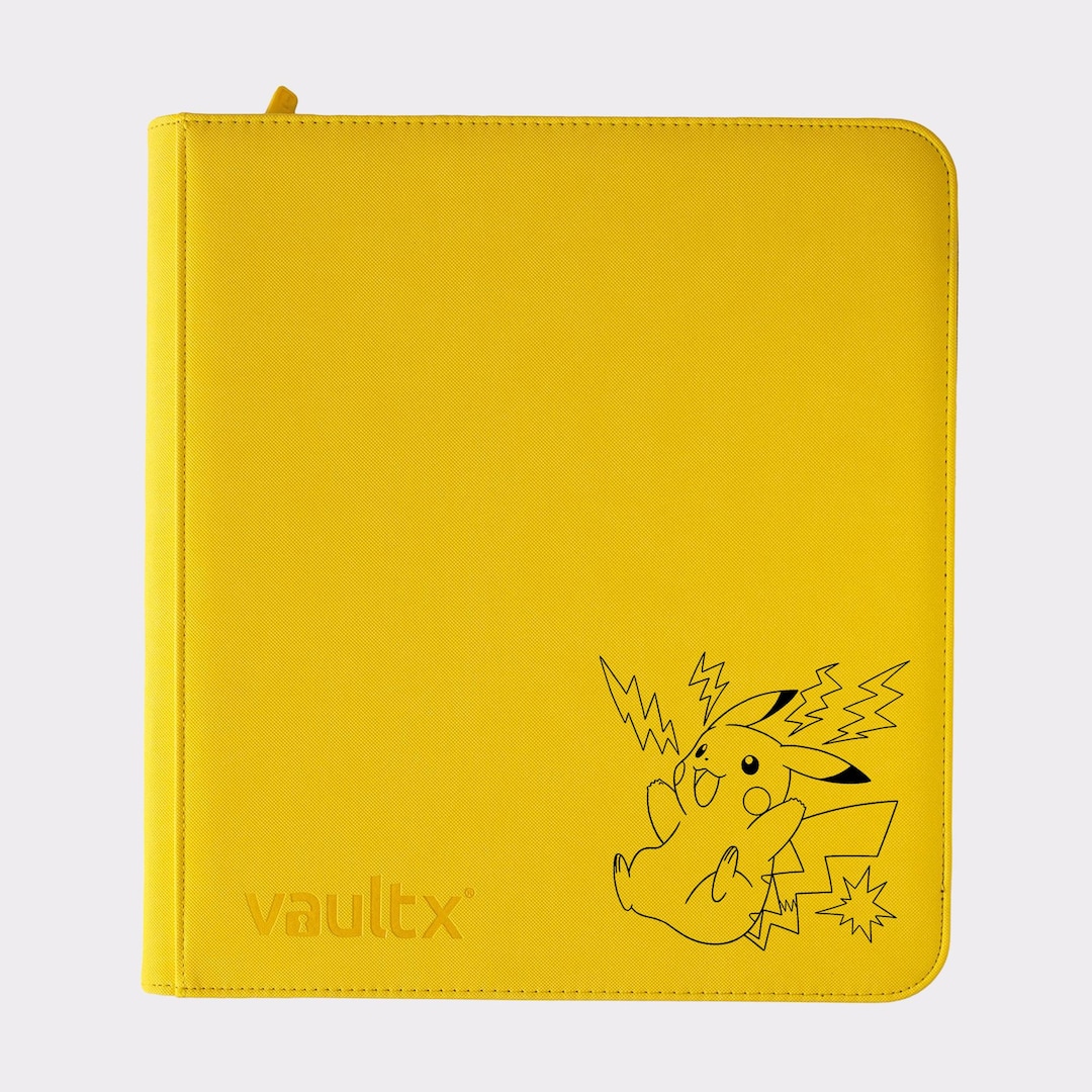 Pokemon Pikachu TCG Binder – Personalised Design! Pokemon Vault X Zip ...