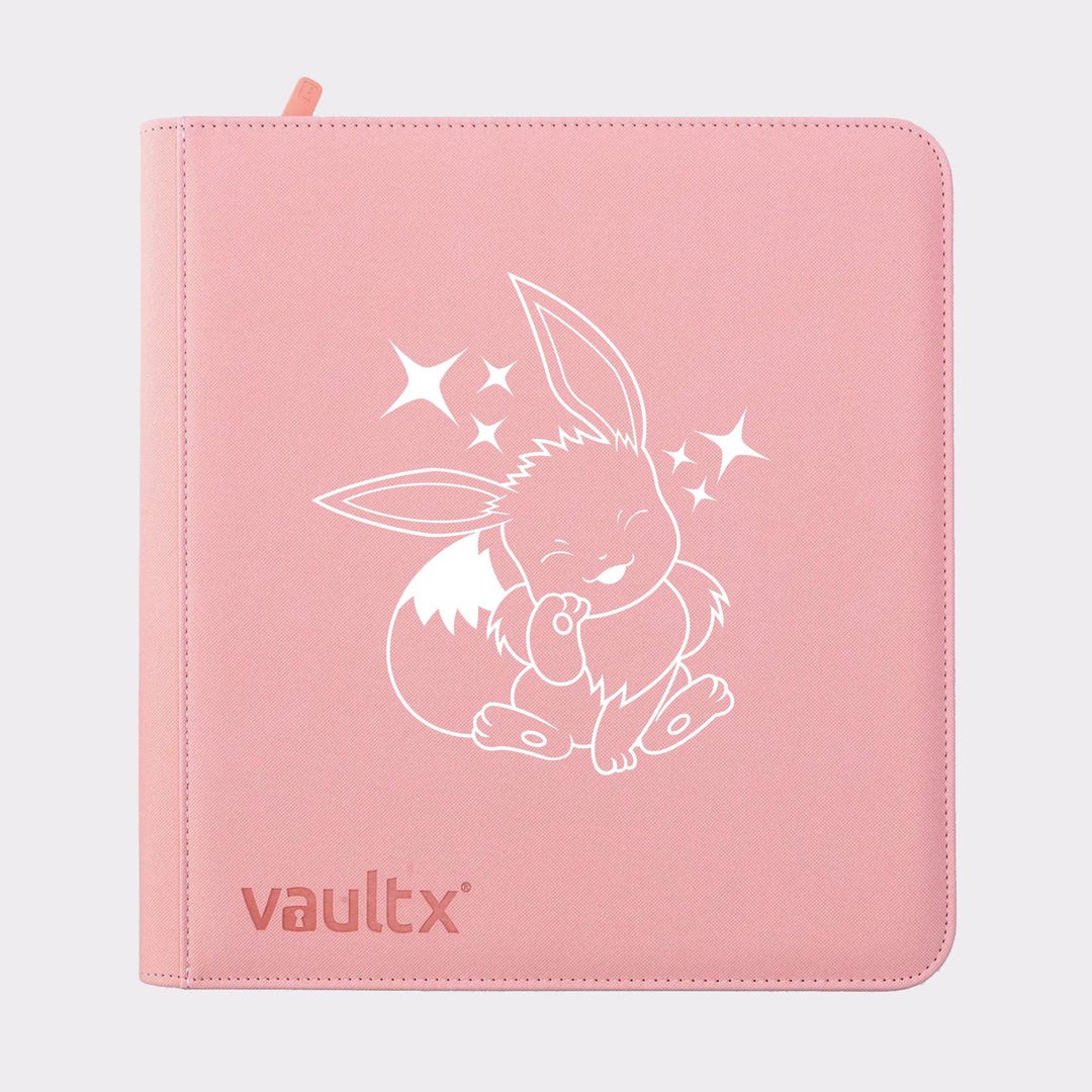 Pokemon Eevee TCG Binder – Personalised Design! Pokemon Vault X Zip ...