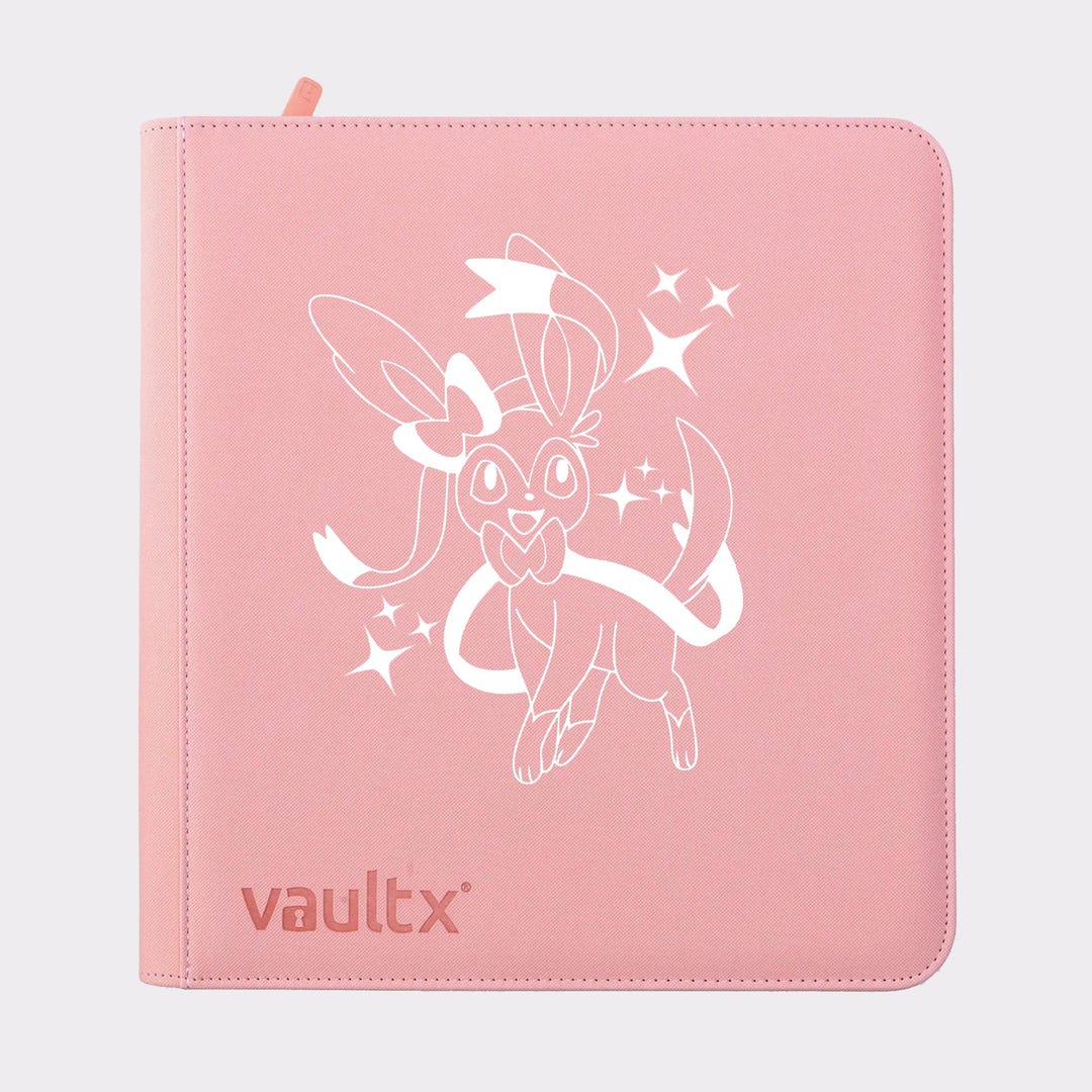 Pokemon Sylveon TCG Binder – Personalised Design! Pokemon Vault X Zip ...