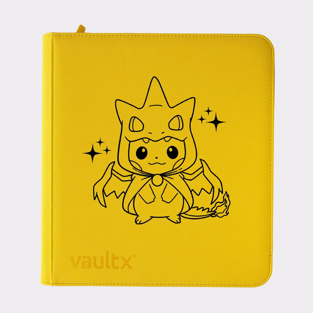 Pokemon Poncho Pikachu Charizard TCG Binder – Personalised Design ...