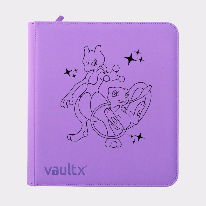 Pokemon Mew & Mewtwo TCG Binder – Personalised Design! Pokemon Vault X ...