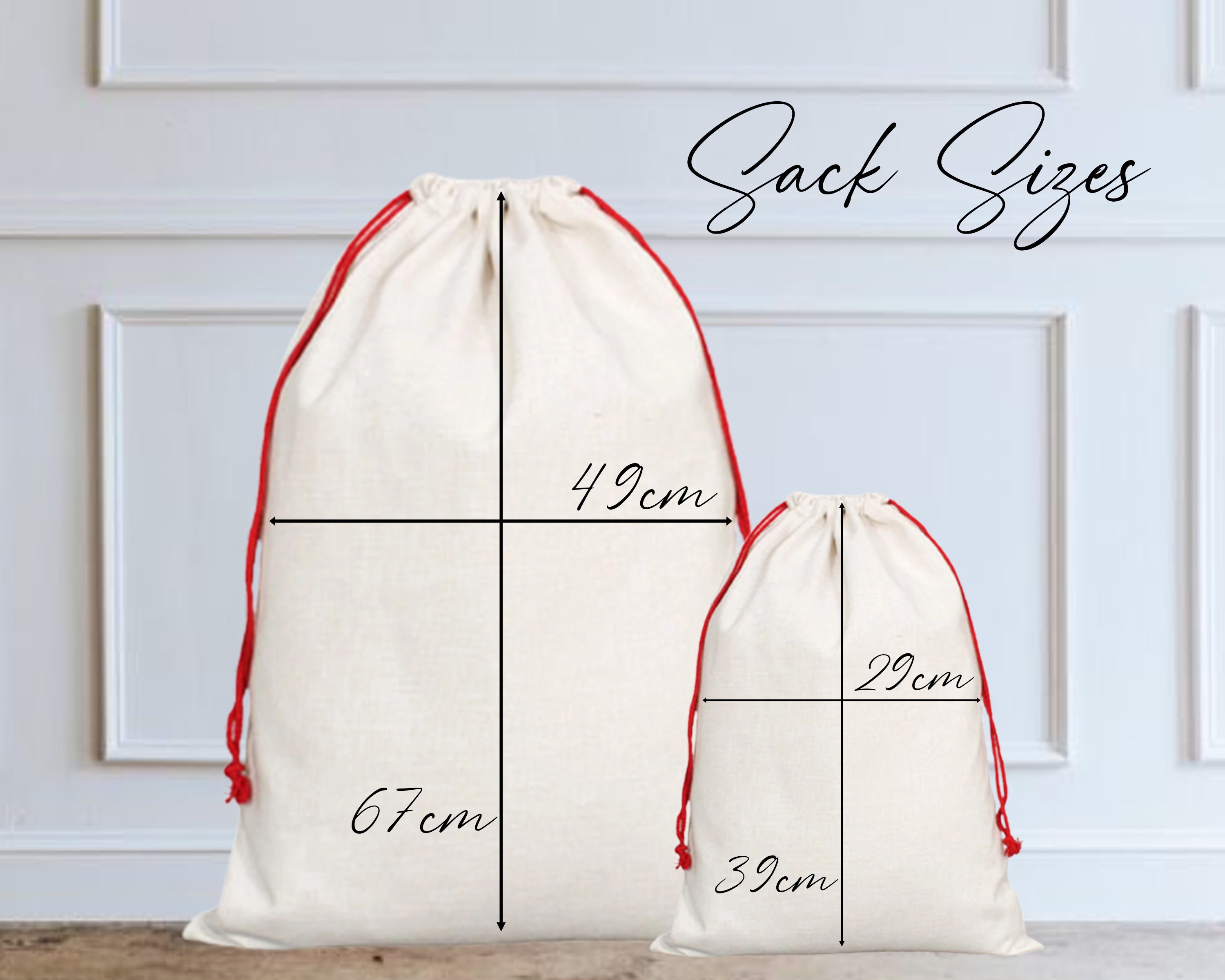 Personalised Minnie Sack, Christmas Sack / Stocking, Santa Sack ...