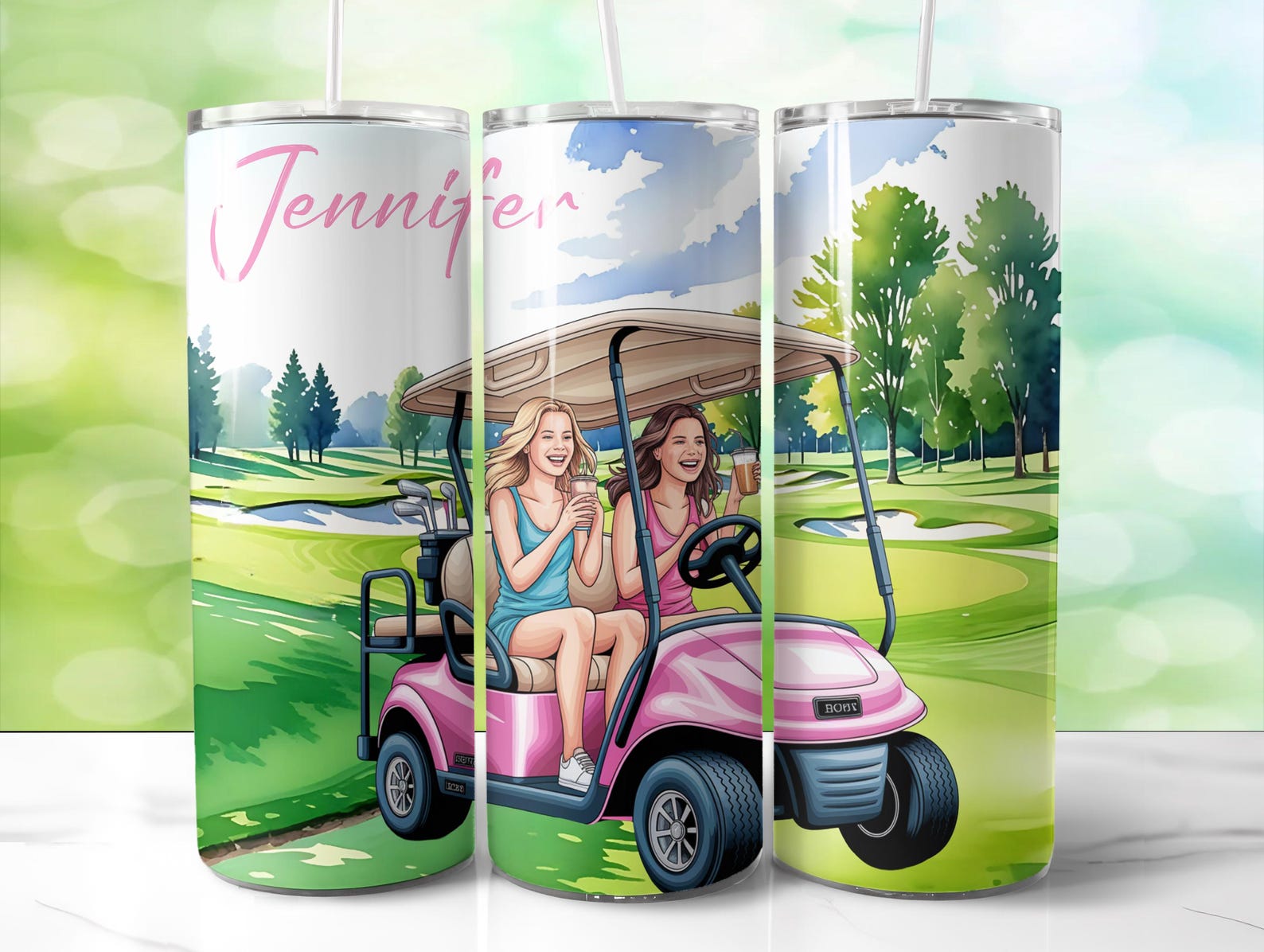 Personalized Golf 20oz Golf Tumbler Women Golfers - Etsy