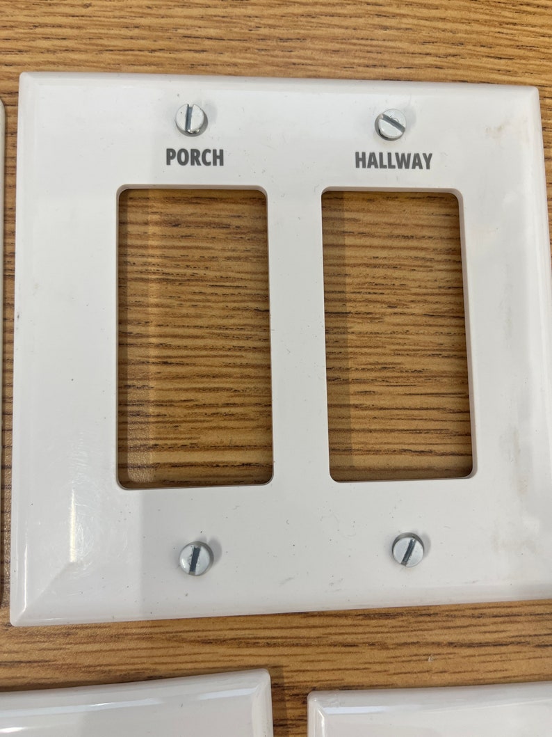 Light Plate Switch / Power Plug / Blank Engraved Plates / Engraved ...