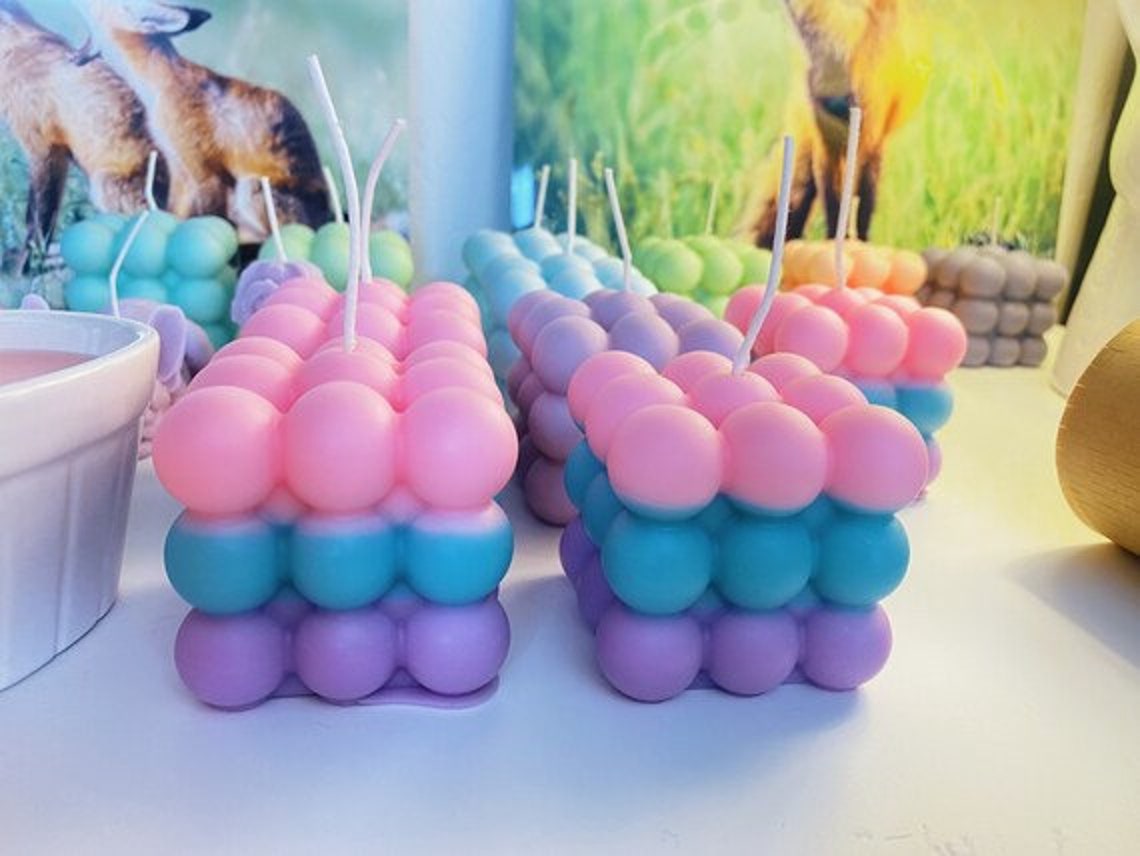 Custom Bubble Candles - Etsy