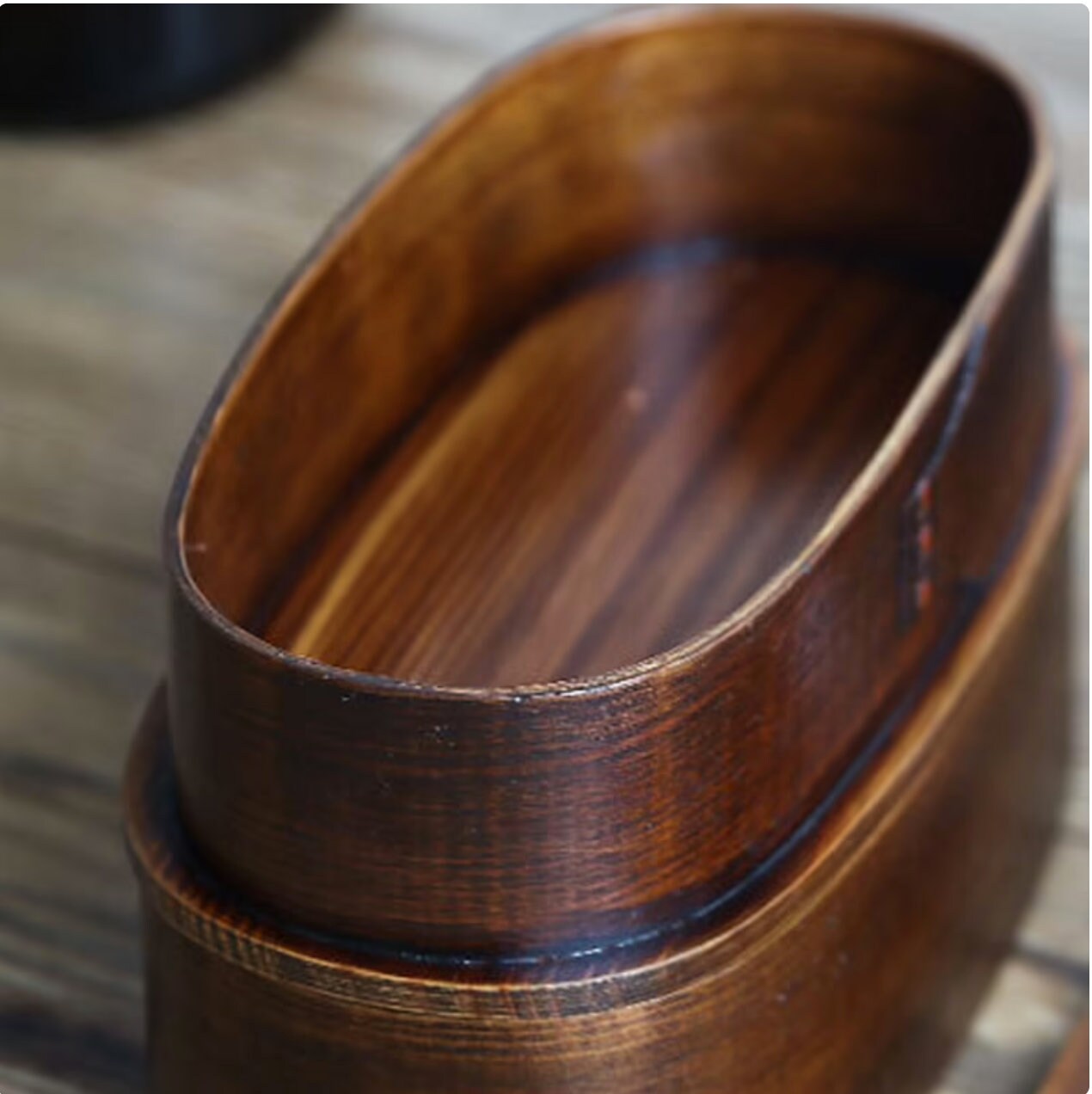 Handmade Japanese Double Layer Bento Box Set Wooden Bento - Etsy