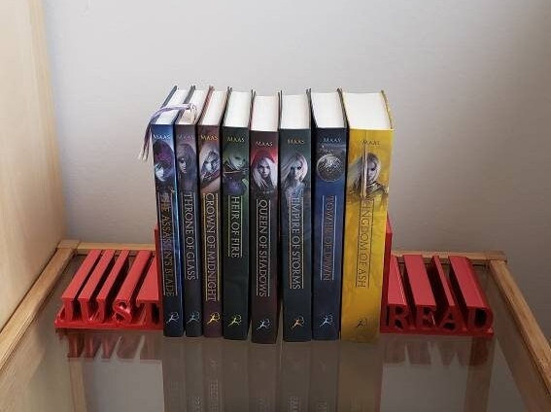 Just Read Bookends | 3D Printed Book Ends | Book Accessories | Book ...
