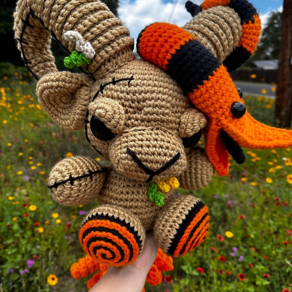 Grim Grinning Goat Pattern - Etsy
