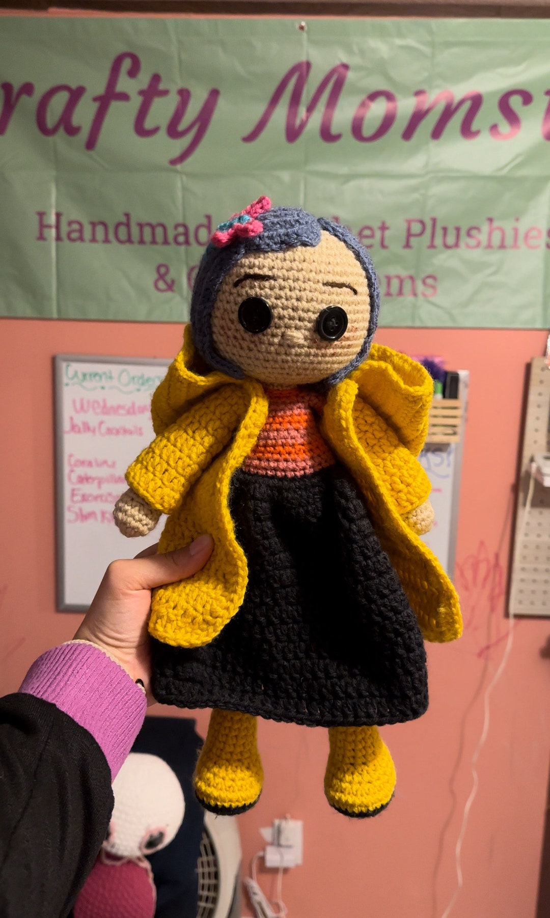 Button Eyed Girl - Etsy