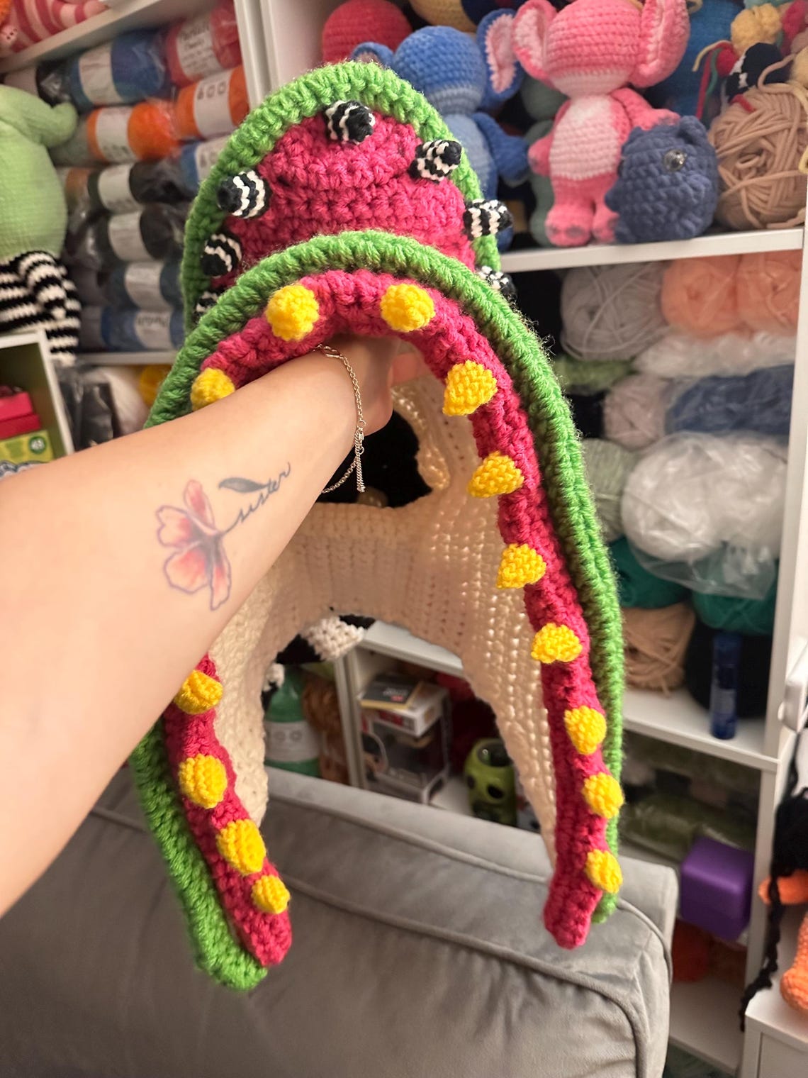 Twisted Worm Hood - Etsy