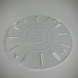 18 Round Clock Layout/ Router Template - Etsy