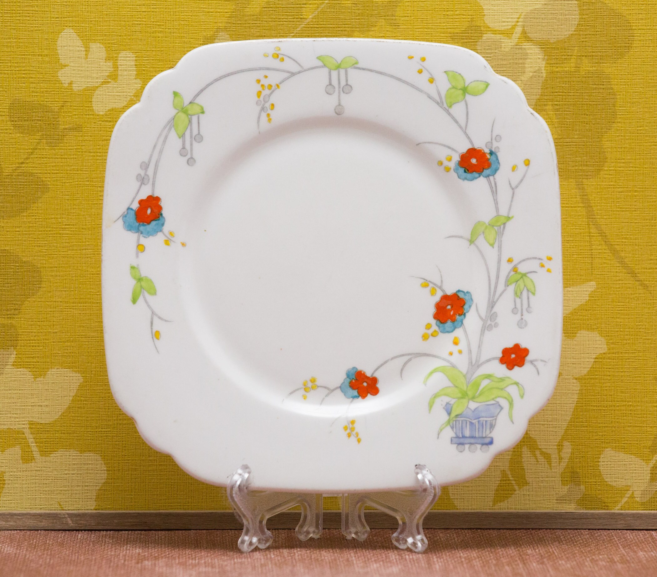 Art Deco Side Plates, Set of Four Wellington China, Circa 1930's - Etsy