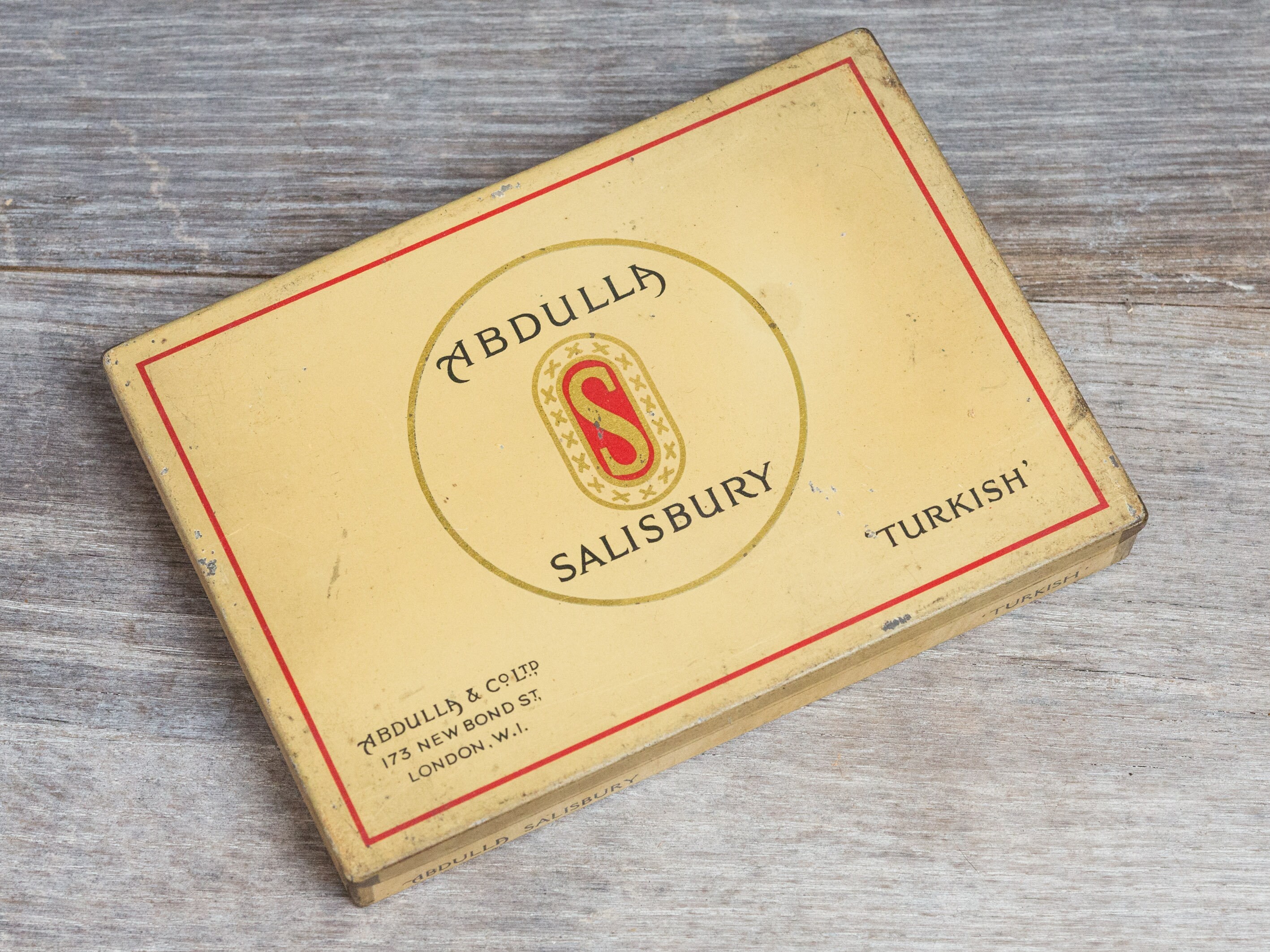 Vintage Abdulla Cigarette Tin in Lovely Condition, Circa 1940's 50's - Etsy