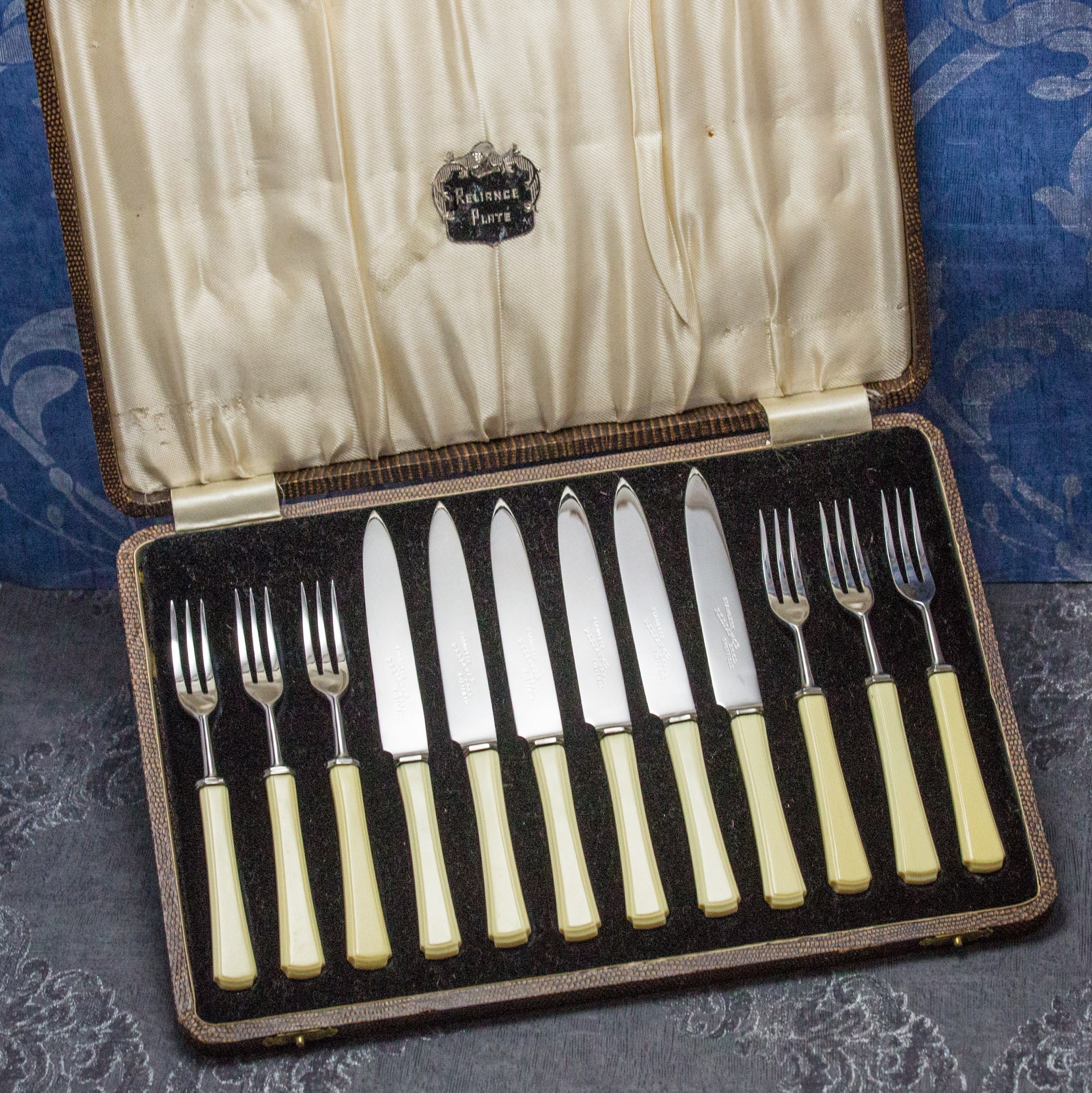 Vintage Art Deco Afternoon Tea Cutlery Utensil Set in Original - Etsy UK